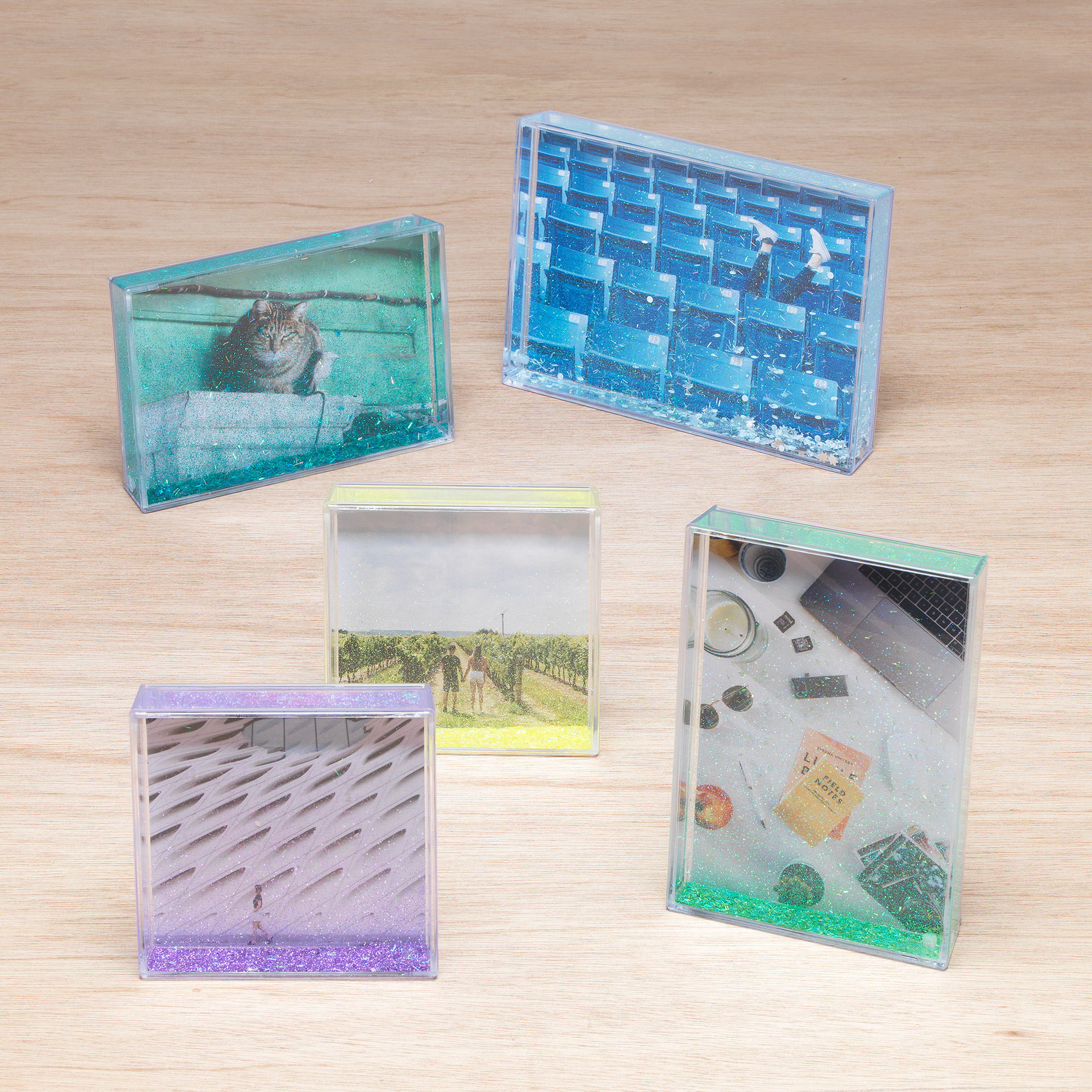 RECTANGLE GLITTER FRAME L | Artistic & Creative